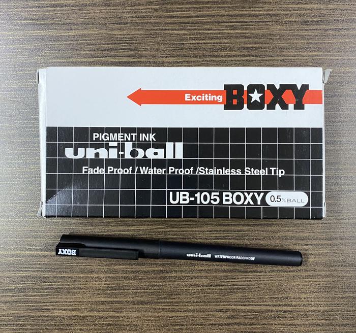 Jual Ballpoint Boxy Uniball UB-105 - Jakarta Utara - Toko Agung Permai ...