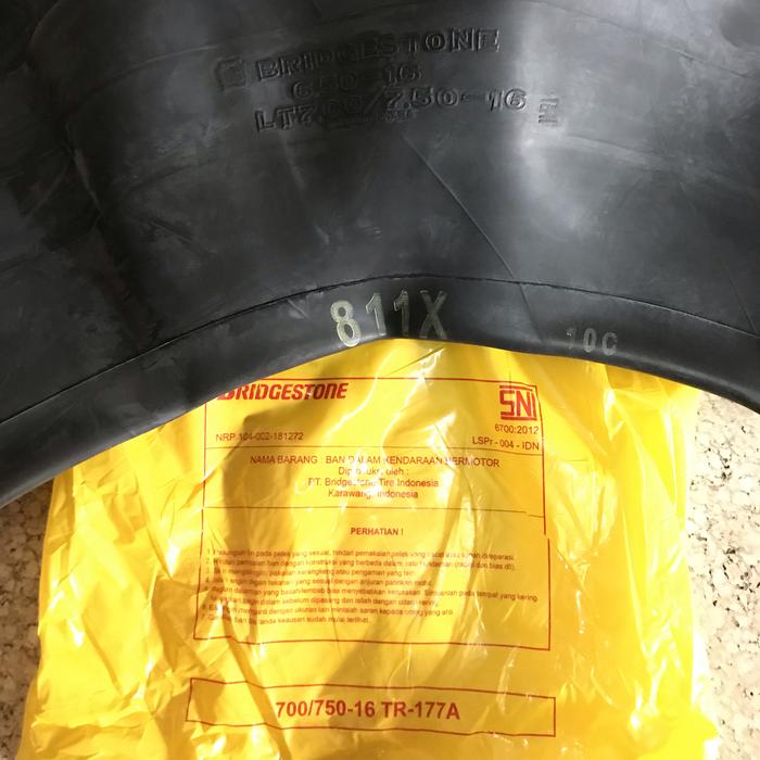 Jual Ban Dalam Truk / Inner Tube Bridgestone 700 / 750 - 16 TR177a ...