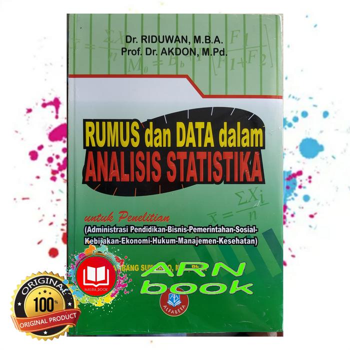 Jual rumus dan data dalam analisis statistika - Jakarta Pusat - ARN BOOK | Tokopedia