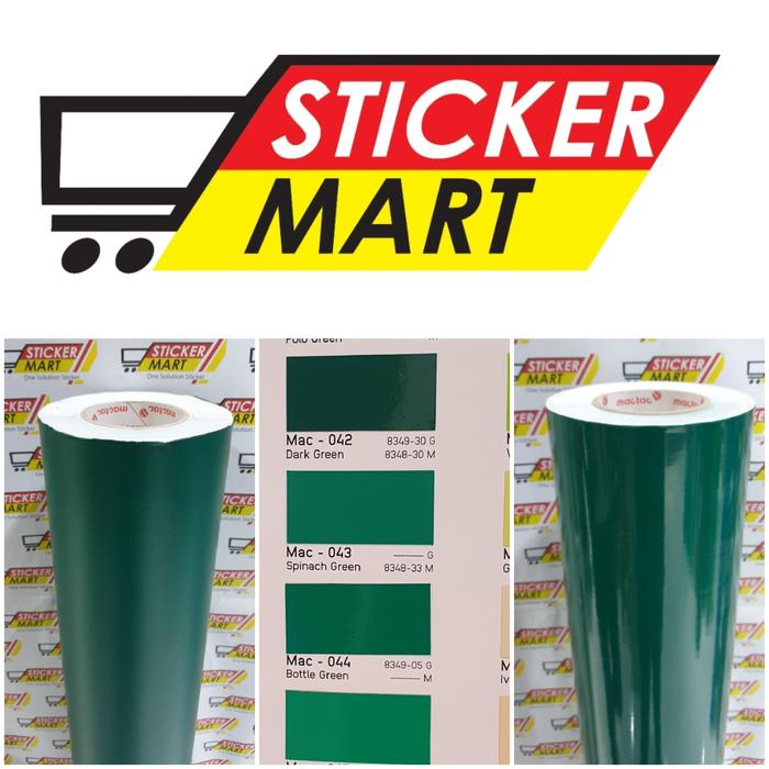 Jual Sticker Mactac Dark Green 042 (Hijau tua tentara army look) - Kota ...