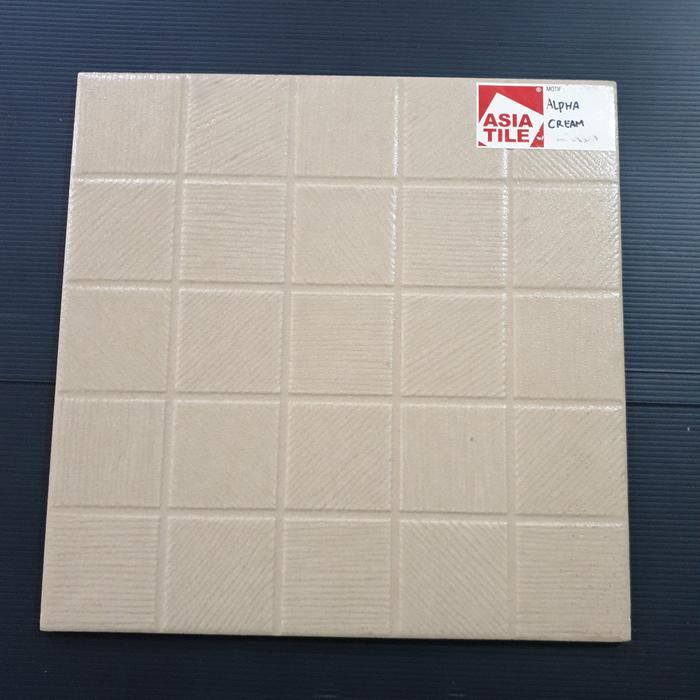 Jual Keramik lantai ASIA TILE 30x30 Alpha Cream floor tile ubin rumah ...