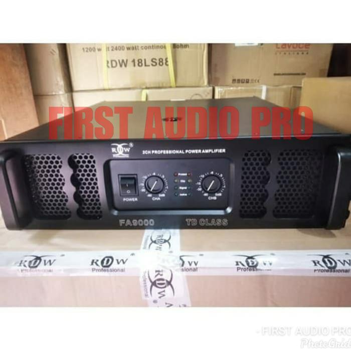 Jual Power Amplifier RDW FA9000 / FA 9000 2 X 1800 WATT ORIGINAL RDW ...