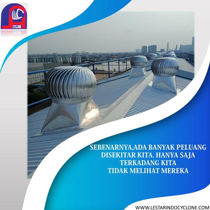 Jual ventilasi atap turbin 24 inch merk cyclone - Kota Tangerang - jual ...
