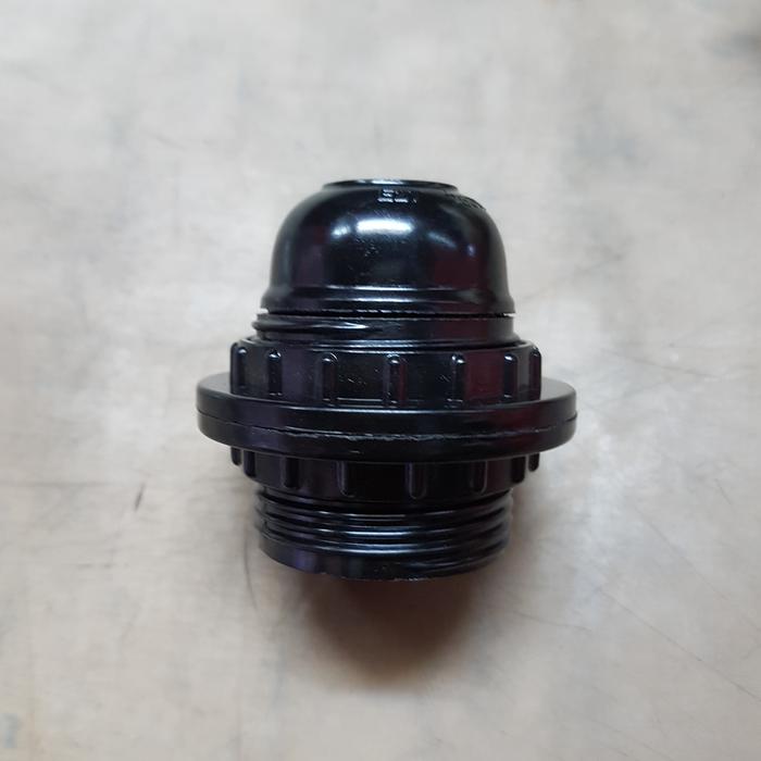 Jual Fitting Gantung Lampu Hias Meja Double Ring Jerman Hitam E27 ...