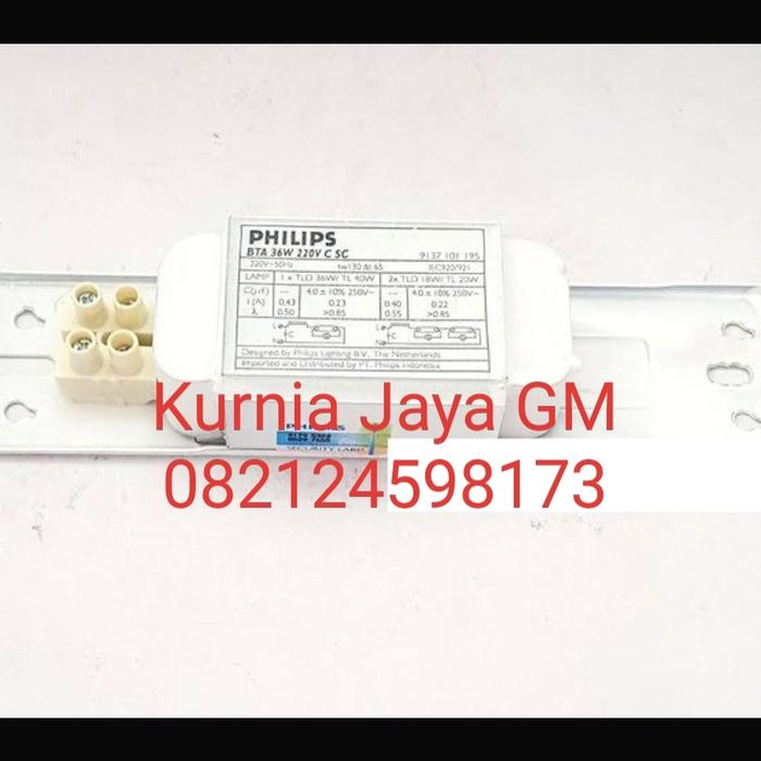 Jual Philips Ballast BTA 36watt /Philips BTA 36 watt Trafo Lampu TL ...