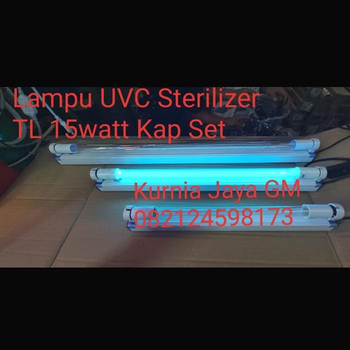 Jual Lampu UVC Sterilizer 15 watt T6 / UV Germicidal Disinfectan KAP ...