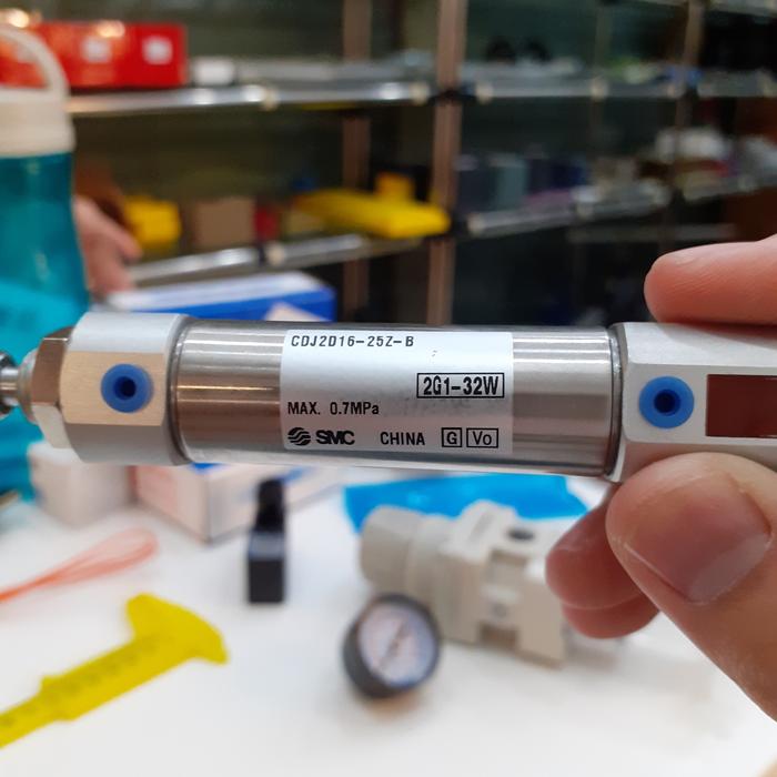 Jual Air Cylinder Pneumatic SMC CDJ2D16-25Z-B 2G1-32W Max 0.7Mpa - Jakarta Barat - All About ...