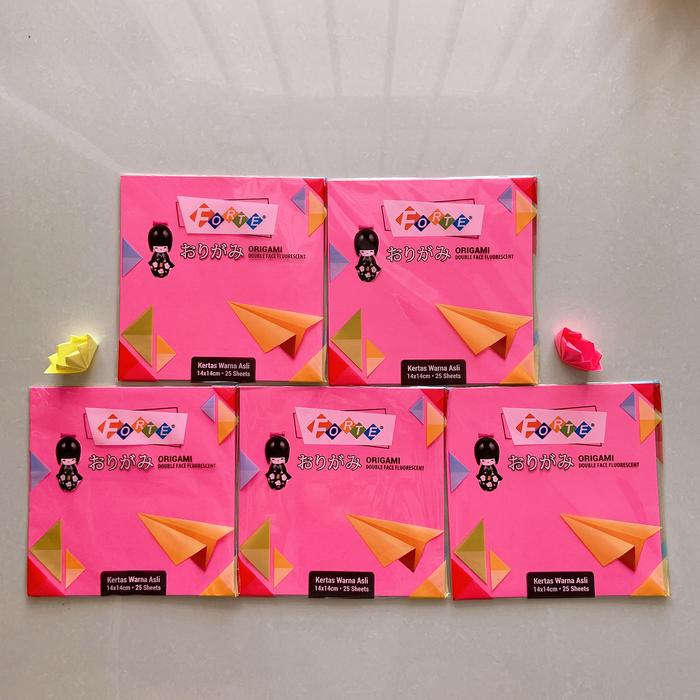 Jual Origami paper forte 14x14(25lembar)-kertas lipat-origami - Jakarta ...