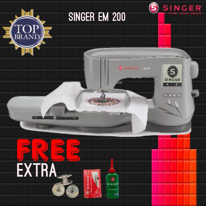 Jual Mesin Bordir Portable komputer Singer EM 200 - Jakarta Timur ...