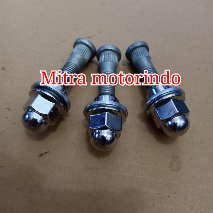 Jual BAUT DAN MUR RODA XPANDER TRITON DAN PAJERO SPORT GENUINE ...