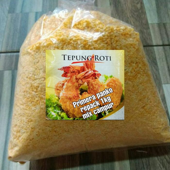Jual Breadcrumbs Panir Tepung Roti Panko Crispy Mix 1kg HALAL Repack ...