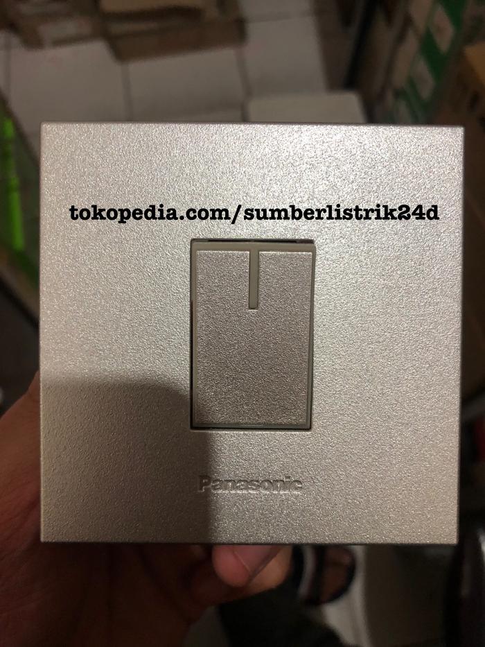 Jual Saklar engkel panasonic silver style tunggal single switch ...