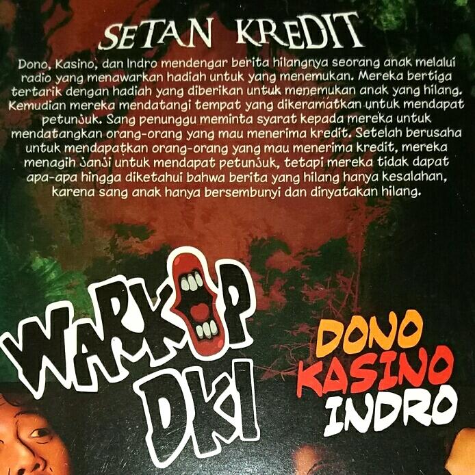 Jual Warkop Dki Edisi Komik Bonus Dvd Film Setan Kredit Dono Kasino ...