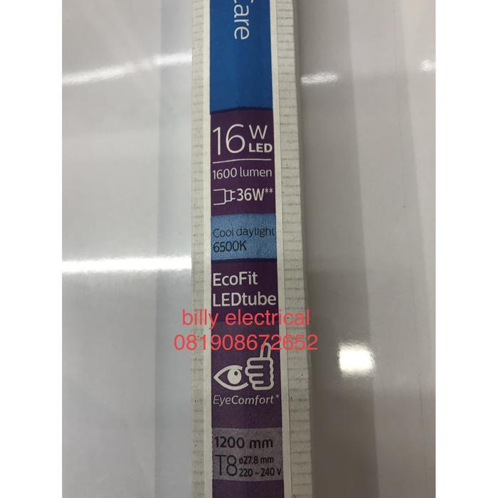 Jual Lampu TL LED Tube PHILIPS 16W Ecofit 16 watt 1200mm 740 765 ...