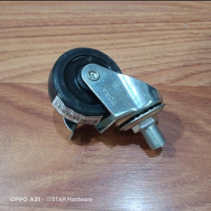 Jual TORA RODA CASTER 2 INCH BAUD REM KARET HITAM CS 21 - Kab. Bandung ...