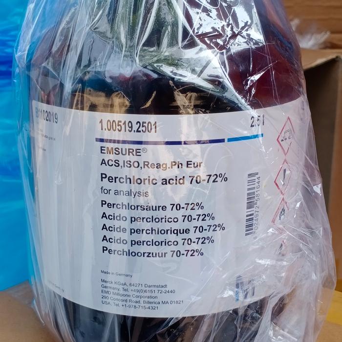 Jual PERCHLORIC ACID 70-72% | Asam Perklorat Merck 100519 - Kota Bandung - Shagufta Laboratory ...