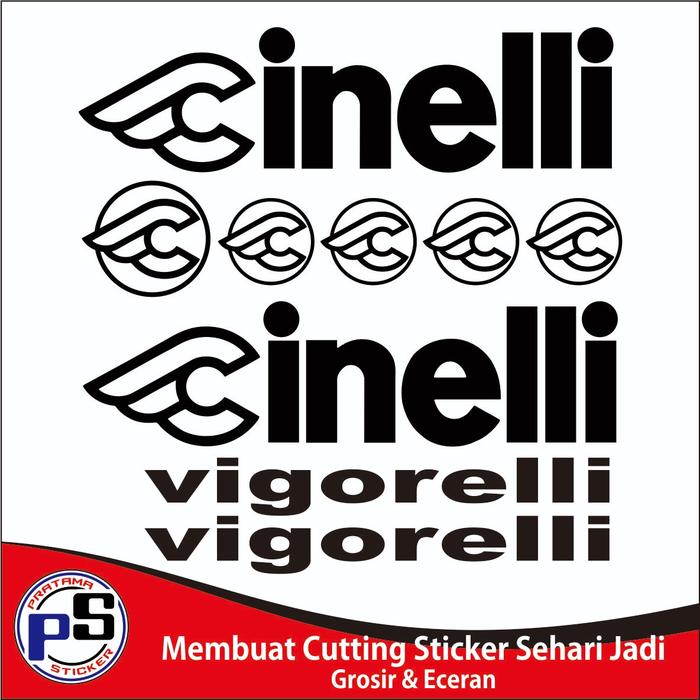 Jual Sticker Sepeda Cinelli Cutting full set - Kab. Pemalang - Pratama ...