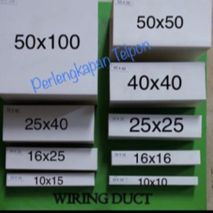 Jual Wiring duct 25x40 kabel duct 25x40 ducting 25x40 @2,9mtr - Jakarta Pusat - Yulius PABX_NEW ...