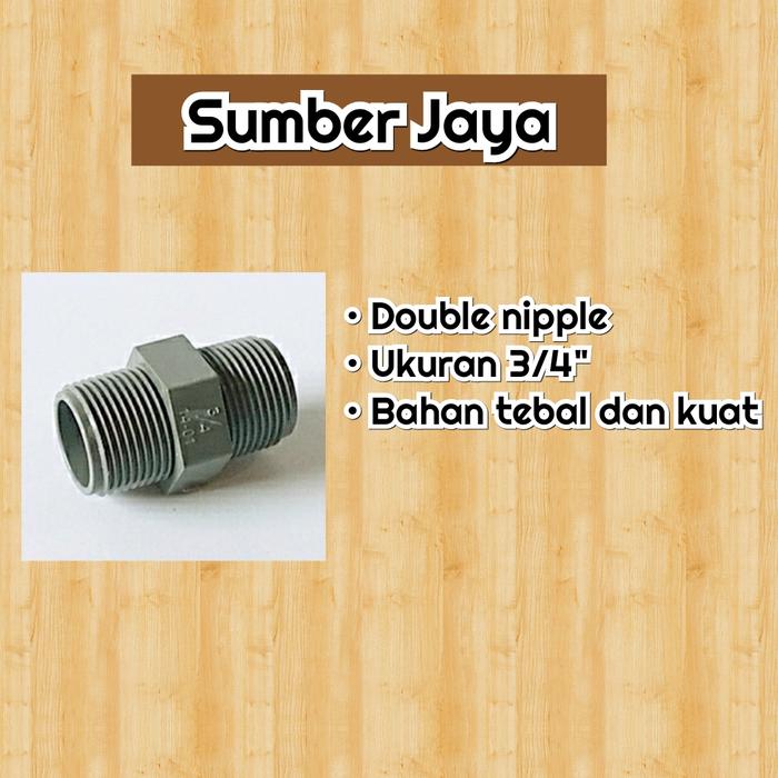Jual Double Nipple Double Nepel 3/4" inch - Kota Bekasi - Xbangunan ...