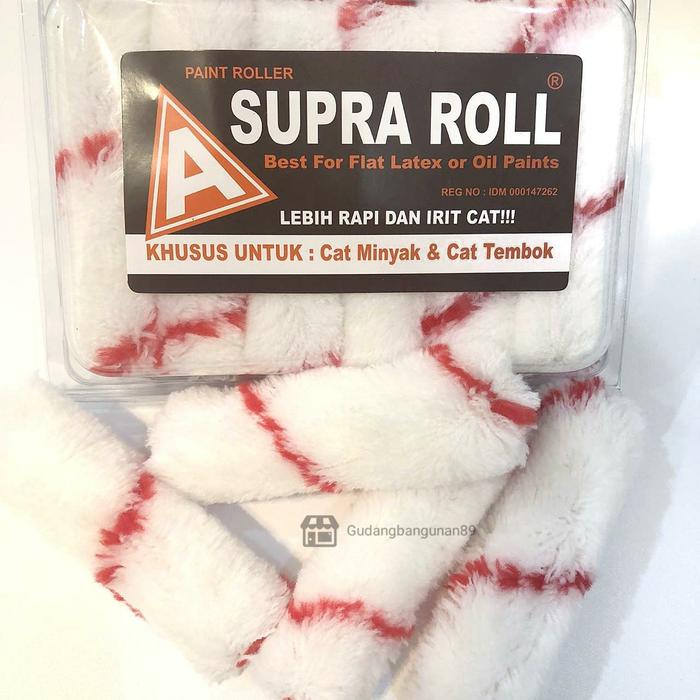 Jual Bulu Roll Cat Tembok Minyak Kecil 4 Inch/Refil Kuas Rol Kecil Mini ...