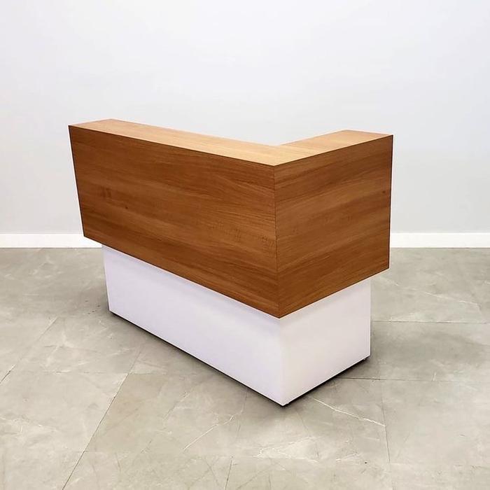 Jual meja resepsionis / meja security / meja counter / meja stand ...