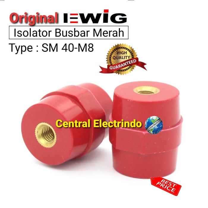 Jual Isolator Busbar EWIG SM 40-8 Merah - Kota Tangerang - central electrindo | Tokopedia