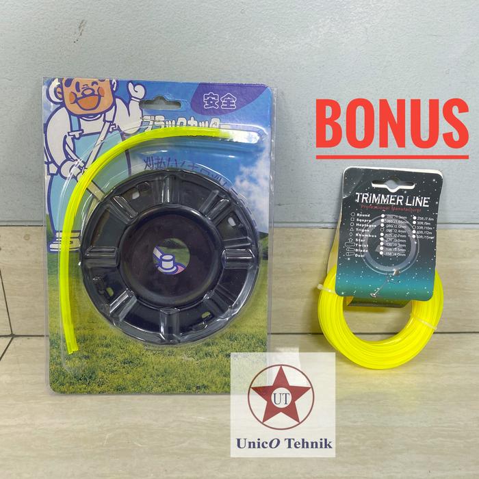 Jual PAKET pisau tali senar dudukan piringan mesin potong rumput suff ...