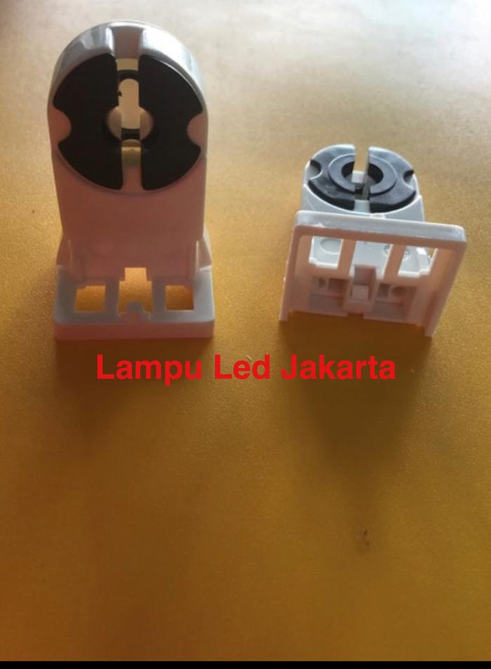 Jual Fitting lampu TL / T8. Fitting / kaki lampu T8, 1set dapat 2pcs ...