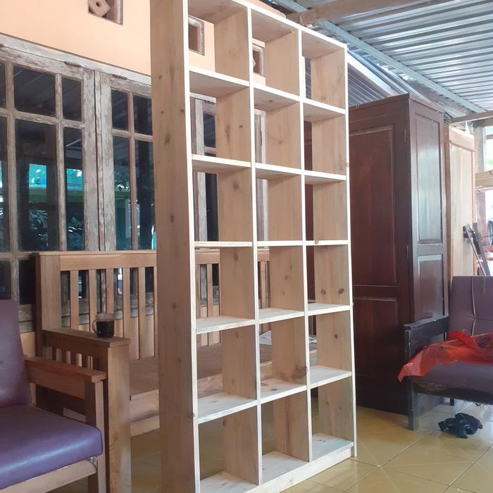 Jual rak serbaguna partisi sekat ruangan rak buku rak display - Kab ...