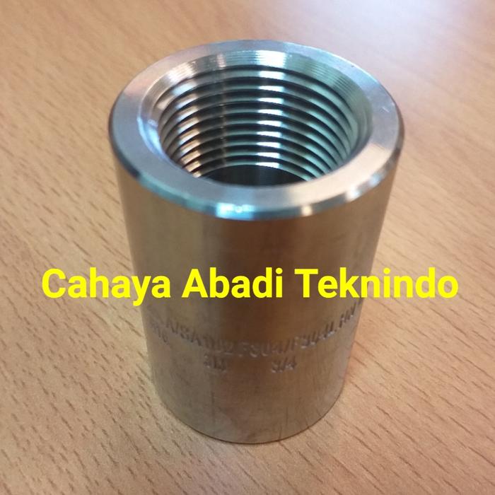 Jual Socket stainless class 3000 drat 1/2"(inch) Socket SS304 #3000 ...