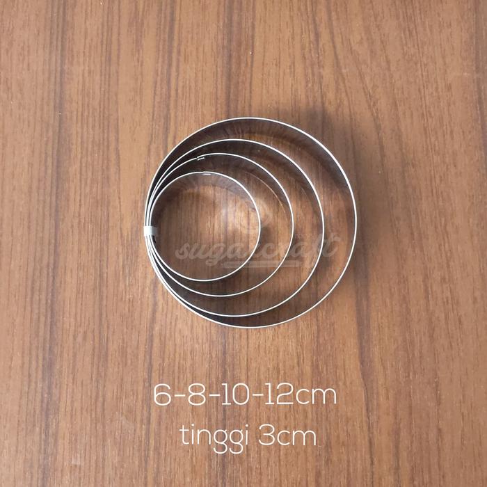 Jual ring cutter bulat round cookies kue set 4pcs - Jakarta Barat ...
