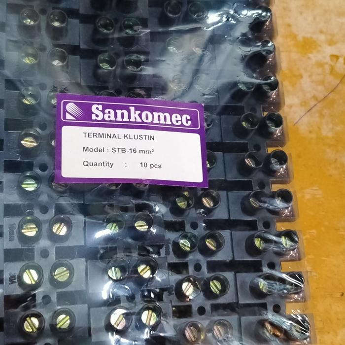 Jual terminal crustin / terminal sambung kabel 16mm 30A 6600watt baut ...