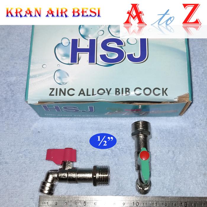 Jual kran besi 1/2"/keran air besi 0,5 in/kran tembok besi 1/2 inch ...