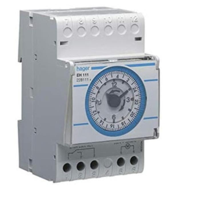 Jual timer switch analog 24hour prog 16a EH111 Hager - Kab. Tangerang ...