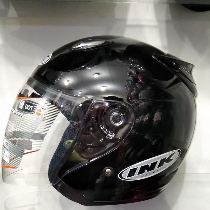 Jual HELM INK CENTRO JET SOLID BLACK/ORIGINAL/HALF FACE - Kab. Bekasi ...