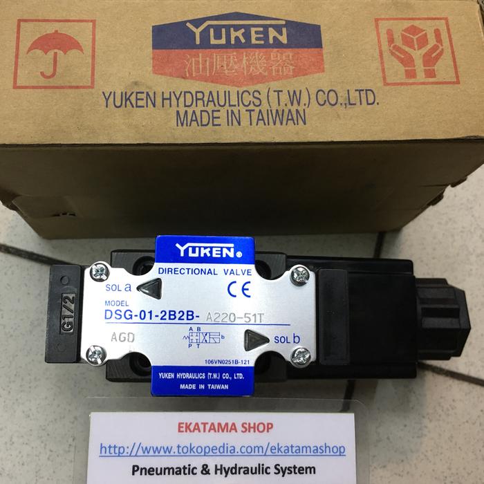 Jual Solenoid Valve Yuken - DSG-01-2B2B-A220-51T - Jakarta Barat - Abadi Automation Hydraulic ...