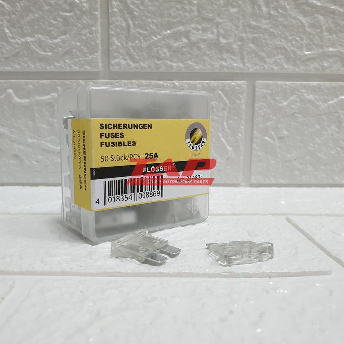 Promo FUSE DX BIG 25A FLOSSER GERMANY - SEKRING TUSUK / TANCAP BESAR ...