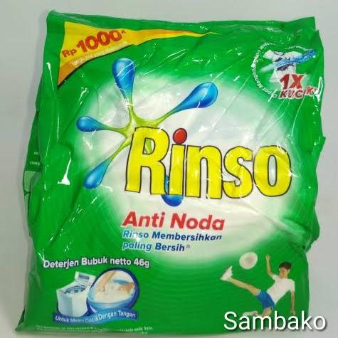 Jual Rinso Anti Noda + Molto Detergent Classic Fresh @1000 Bubuk Sachet ...