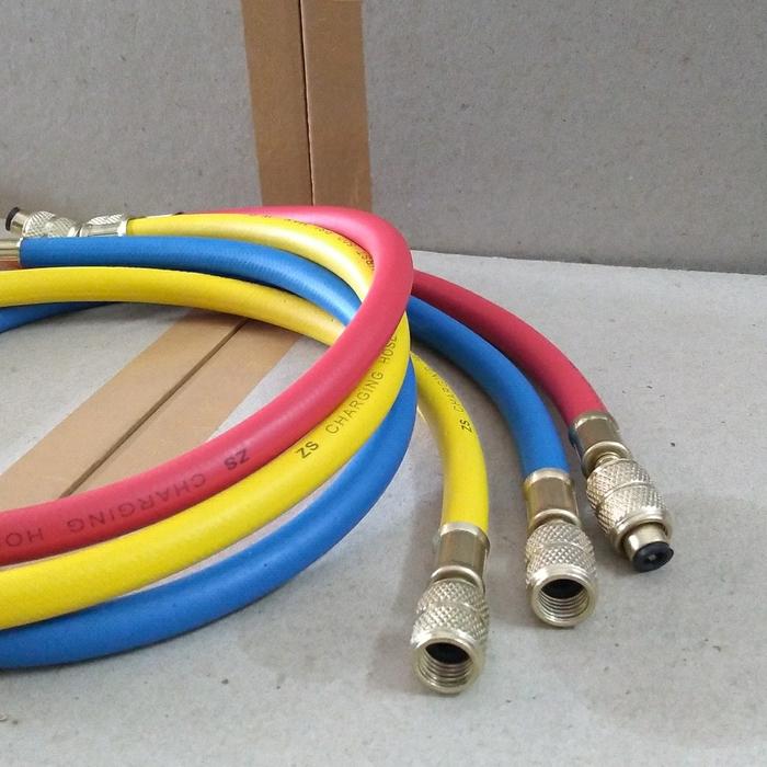 Jual selang pengisian Freon ac/ selang manifold isi 3 ( 90cm ...