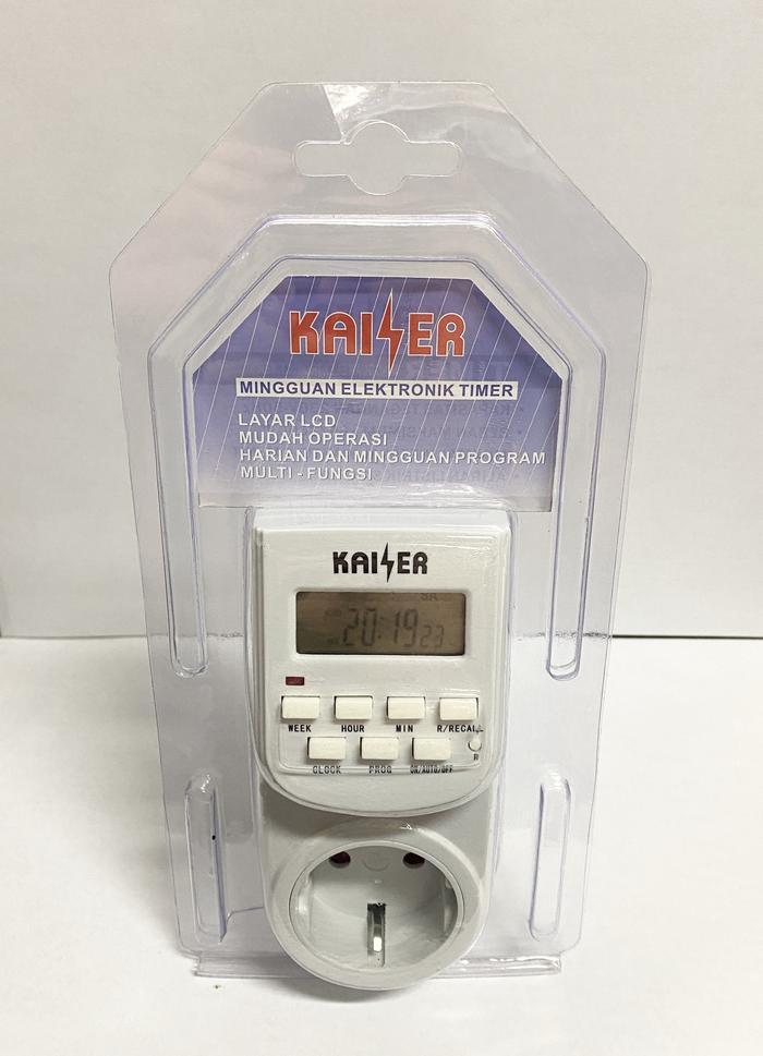 Jual Stop Kontak Timer Digital Kaiser - Jakarta Barat - PD Jaya | Tokopedia