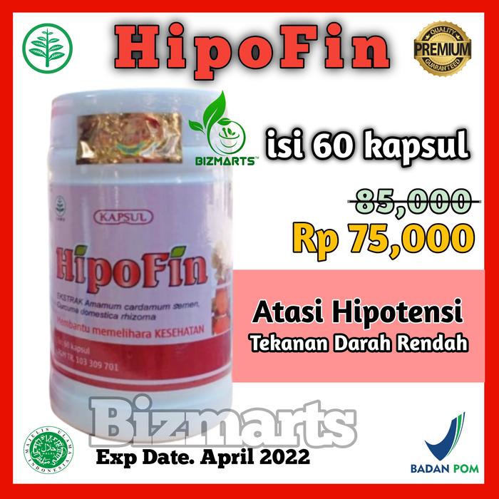 Jual Obat Hipotensi Hipofin Ekstrak Herbal Menaikkan Tensi Darah Rendah ...