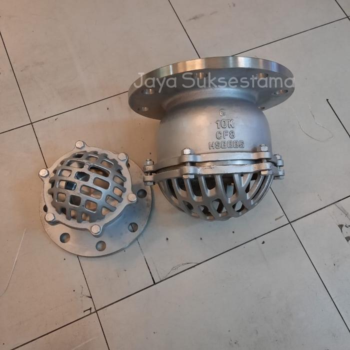 Jual Foot Valve Flange Stainless SS 304 3" inch JIS 10K SS304 DN80 ...