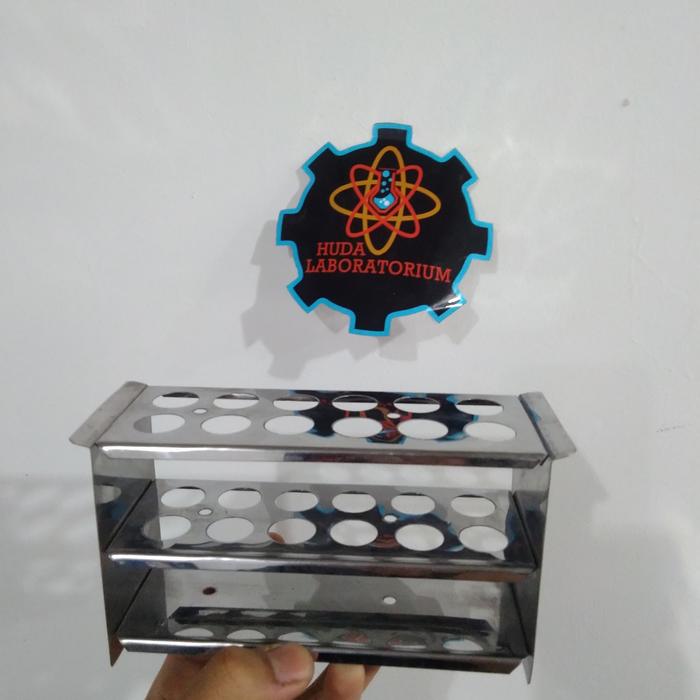 Jual Rak tabung reaksi 12 lubang stainless - Kab. Bandung Barat - Huda ...