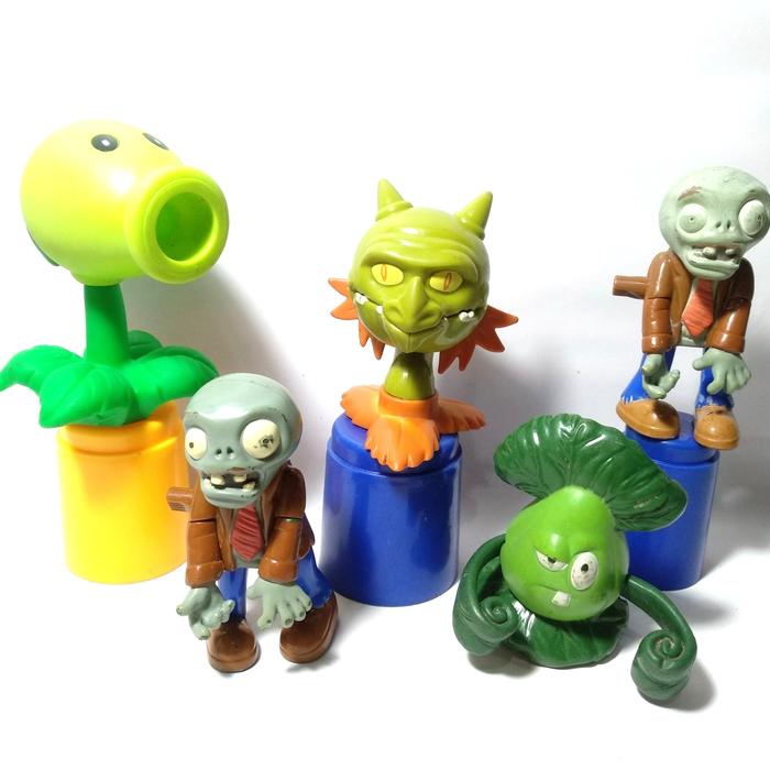 Jual Plants Vs Zombies KFC Chaki Kids Happy Meal Monster Daun Mainan ...