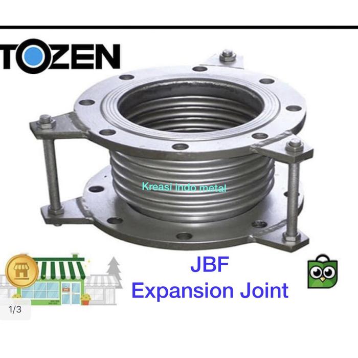 Jual JBF Expansion Joint SS304 (Tozen) 4” x200 mili -PN25 304 (4 x 200mm) - Jakarta Pusat ...