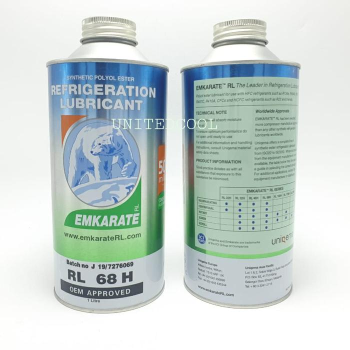 Jual Oli / Oli EMKARATE Kompressor AC ( 1 LITER ) - Jakarta Barat ...