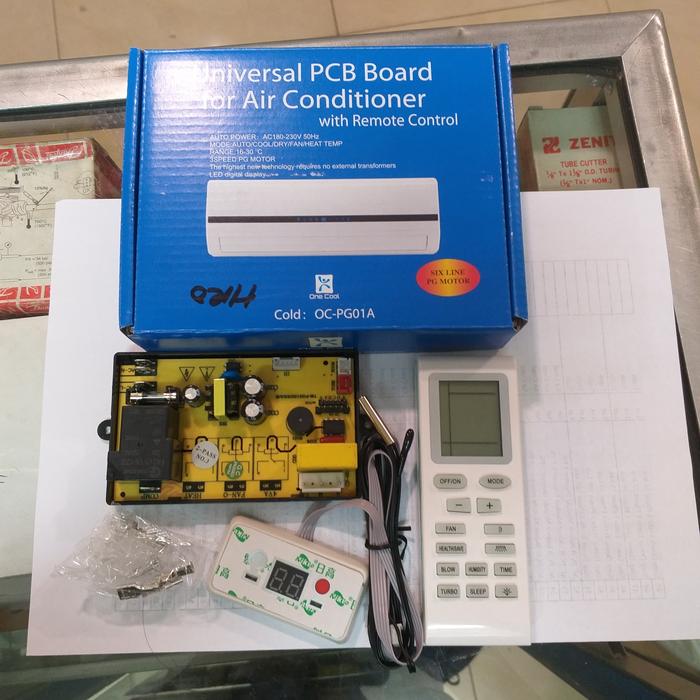 Jual pcb ac remote ac modul ac universal multi digital pcb board remote ...