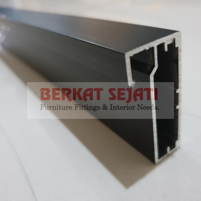 Jual Profil Lis Bingkai Frame Kaca Lemari Kitchen Aluminium FA 128 ...