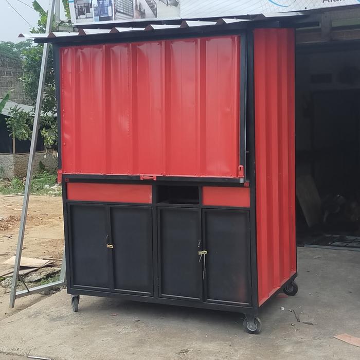 Jual Gerobak Jualan Booth Container Dinding Spandek - Kab. Bogor ...