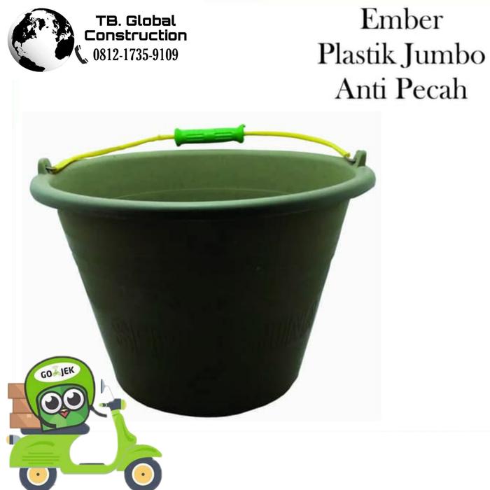 Jual Ember Cor Besar Hijau / Ember Plastik Anti Pecah / Ember Kuli ...